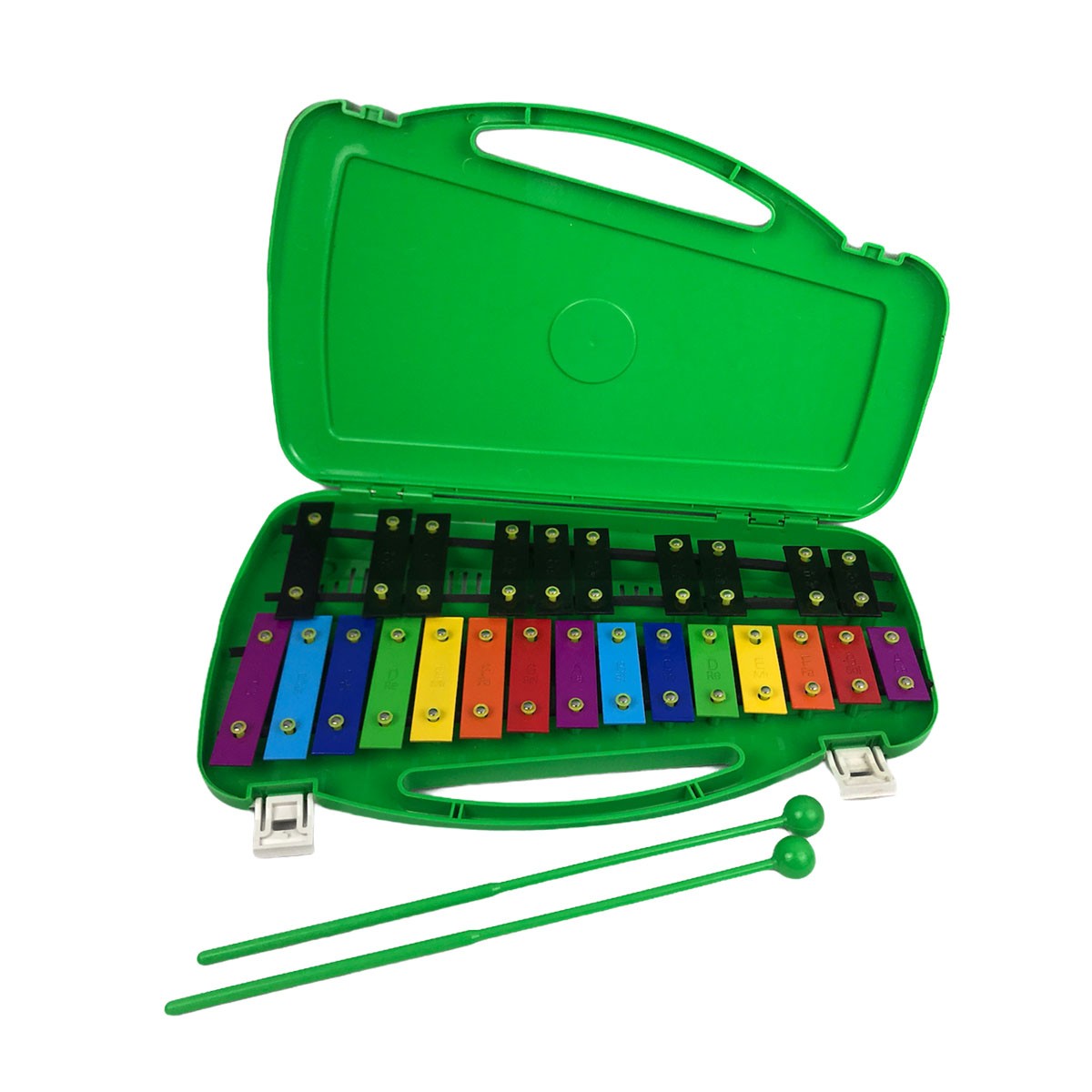 Metalófono 25 Notas Allegro Verde — Queen Instrumentos